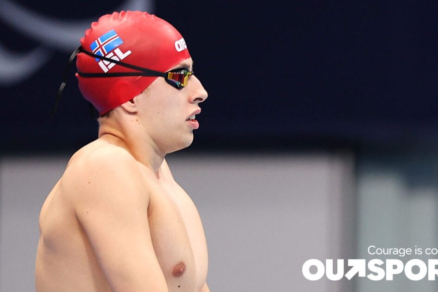 Gay swimmer Mar Gunnarsson lets the post-race tears flow in Paris ...