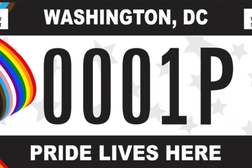 DC’s DMV Launches “Pride Lives Here” License Plate - LGBT Prime - News ...
